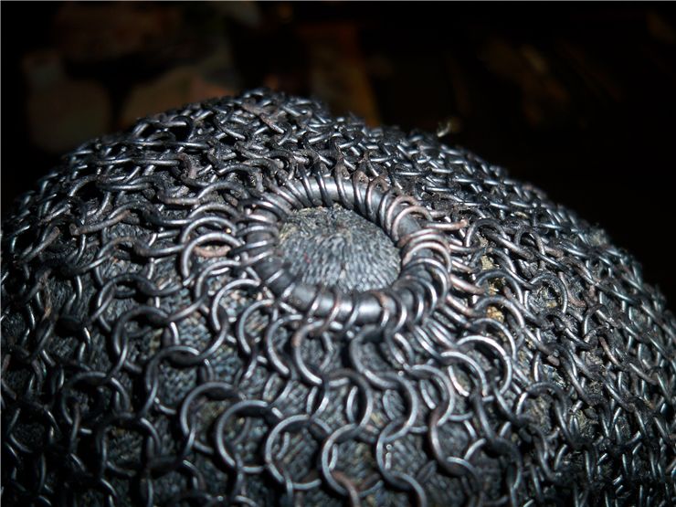 Picture Of Antique Japanese Samurai Kusari Zukin